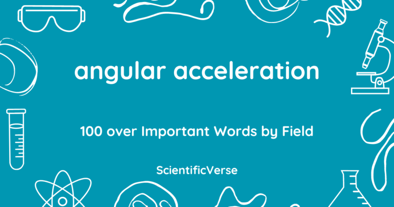 angular acceleration - 角加速度 - ScientificVerse