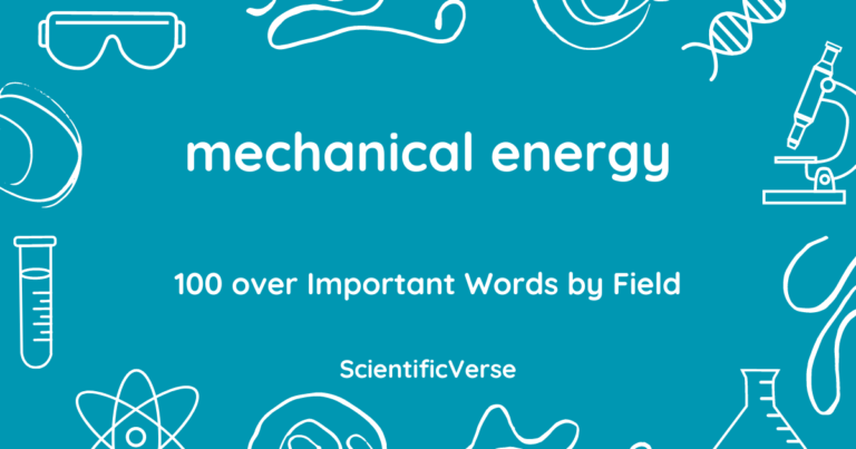 mechanical energy - 力学的エネルギー - ScientificVerse