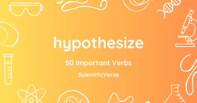 hypothesize - 仮説を立てる - ScientificVerse